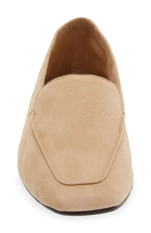 ANDREA CARRANO Mare Moccasins - Beige Suede