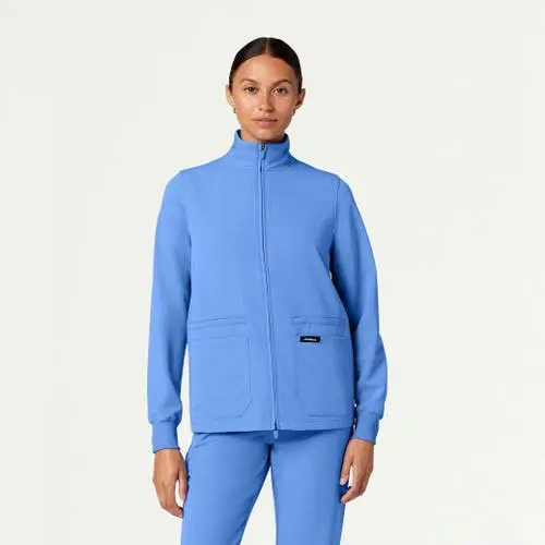 JAANUU Ceri Classic Scrub Jacket - Ceil Blue