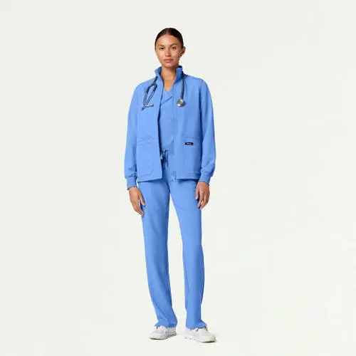JAANUU Ceri Classic Scrub Jacket - Ceil Blue