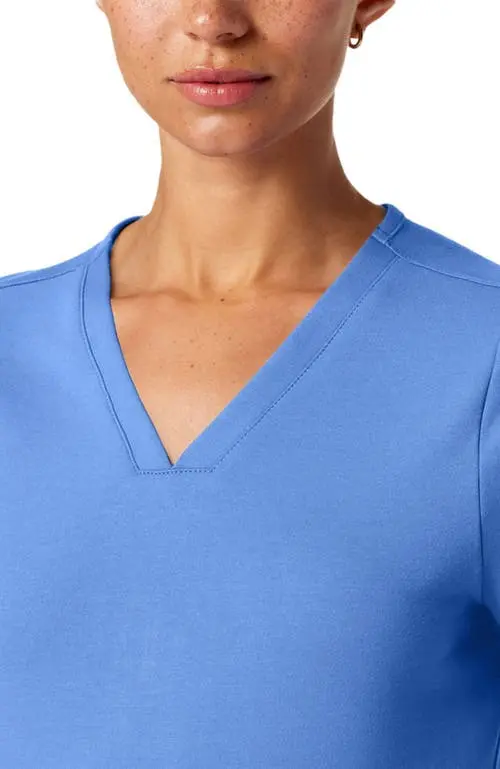 JAANUU Ceri Classic Scrub Jacket - Ceil Blue