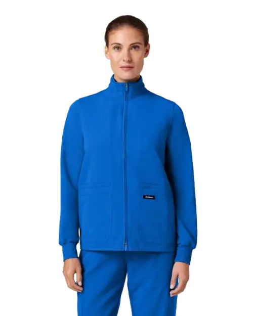 JAANUU Ceri Classic Scrub Jacket - Royal Blue