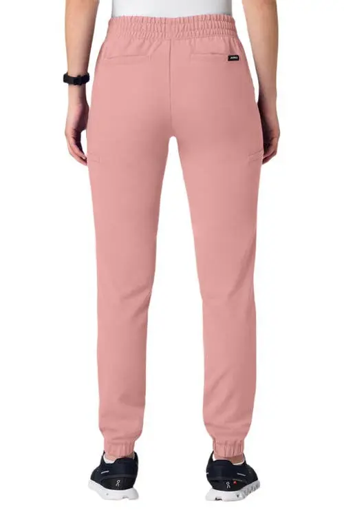 JAANUU Jace 7-pocket Skinny Scrub Jogger - Mauve