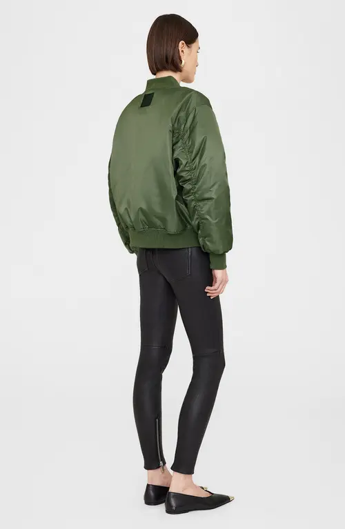 ANINE BING Leon Bomber Jacket - Army Green