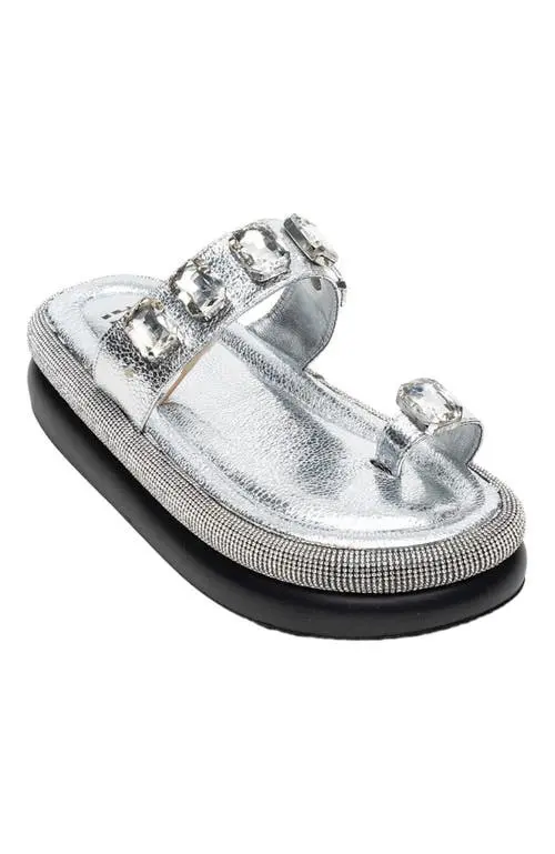 PROLOGUE SHOES Evans Jeweled Platform Sandal