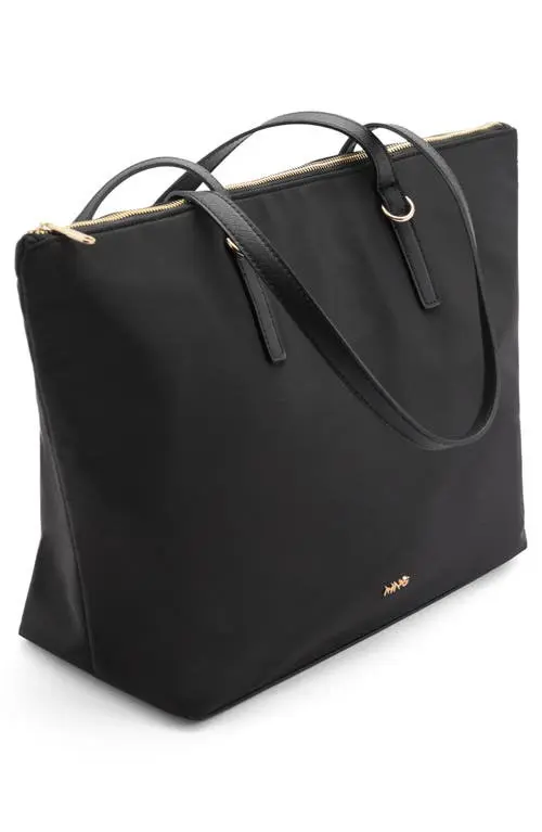 Mango Nylon Shopper Bag - Black