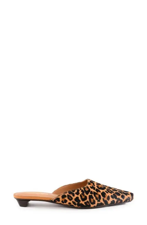 Seychelles Mocktail Calf Hair Mule - Leopard