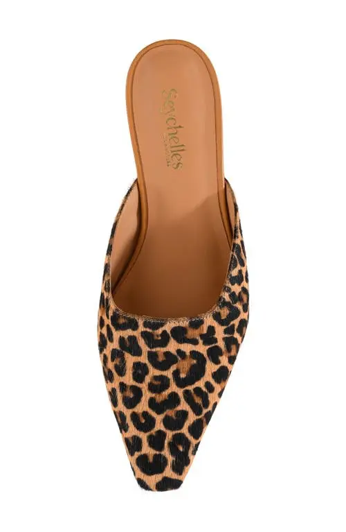 Seychelles Mocktail Calf Hair Mule - Leopard