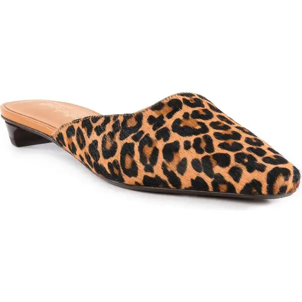 Seychelles Mocktail Calf Hair Mule - Leopard