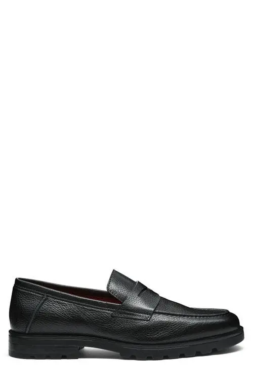 Santoni Penny Loafer - Black