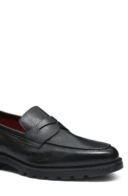 Santoni Penny Loafer - Black