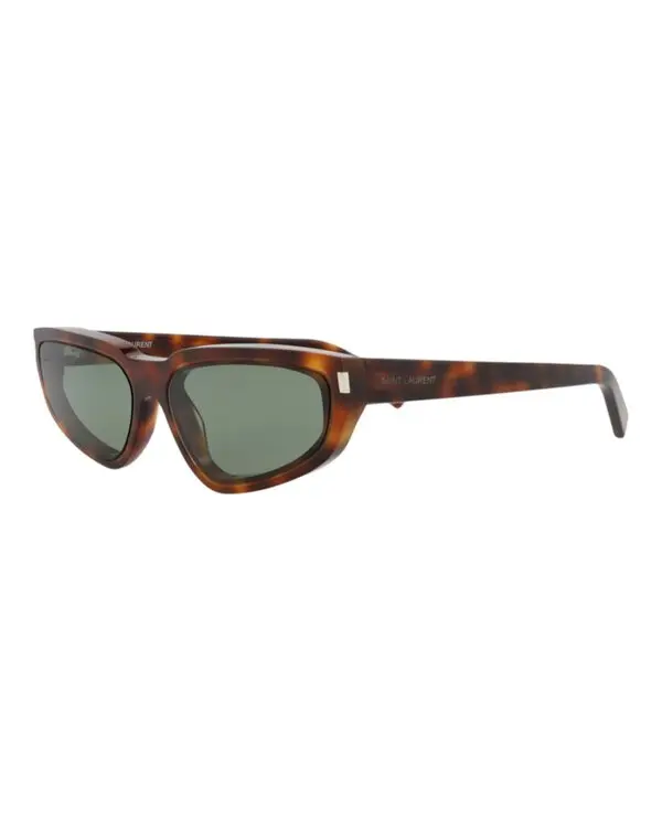 Saint Laurent Cat Eye Sunglasses - Havana Havana Green (sl634nova/30014744/003)