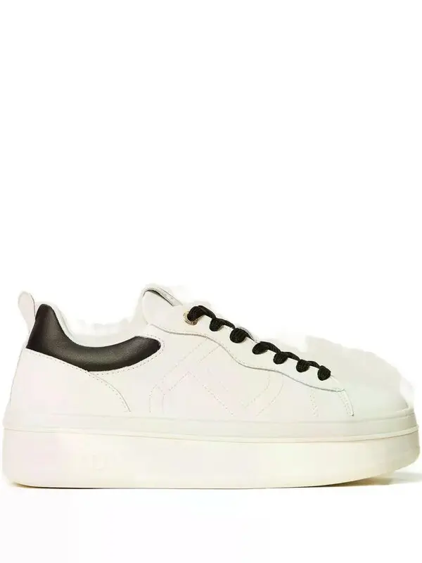 TWINSET Leather Platform Sneakers
