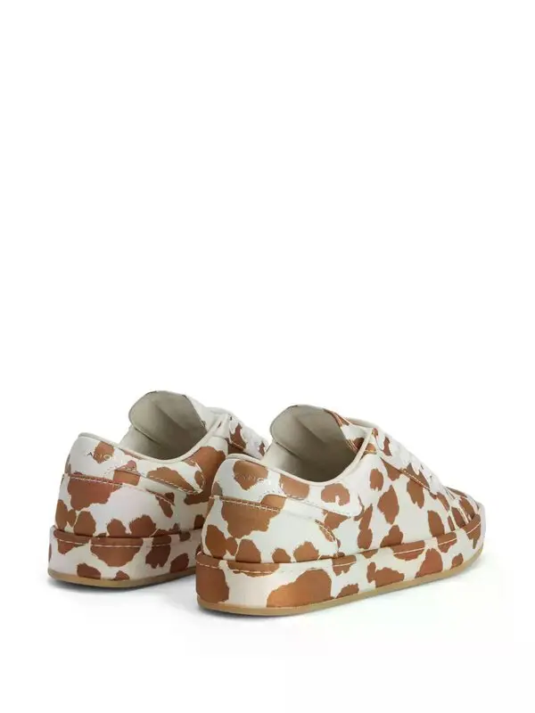 GIUSEPPE ZANOTTI Gz City Cow-print Sneakers - Brown