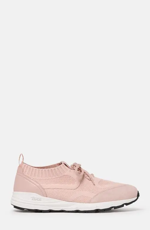 SCAROSSO Robin Knit And Leather Sneakers - Pink - Knit