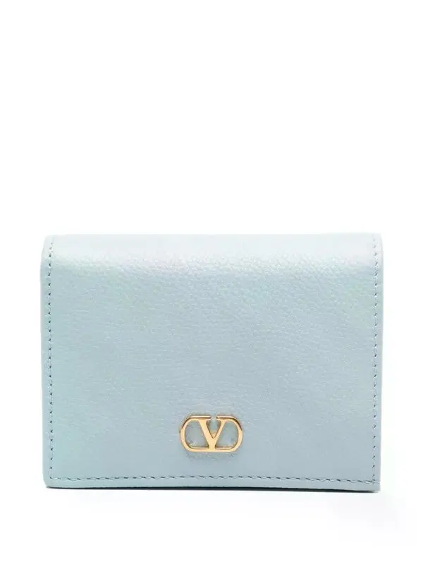 Valentino Garavani Grained Leather Logo Wallet