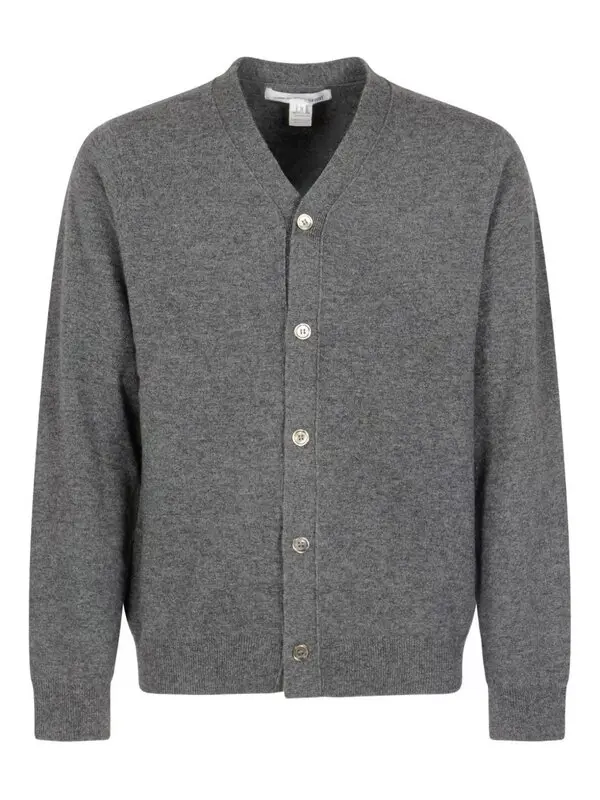 Comme Des Garçons Button-front Wool Cardigan