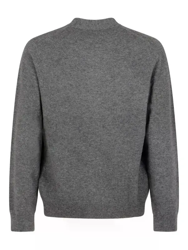 Comme Des Garçons Button-front Wool Cardigan