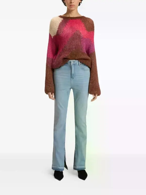 BOSS Split-hem Flared Trousers