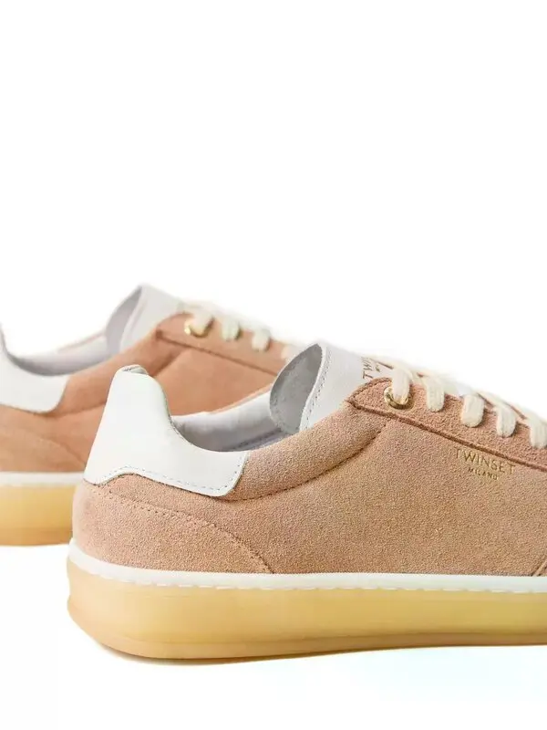 TWINSET Suede Low Top Sneakers