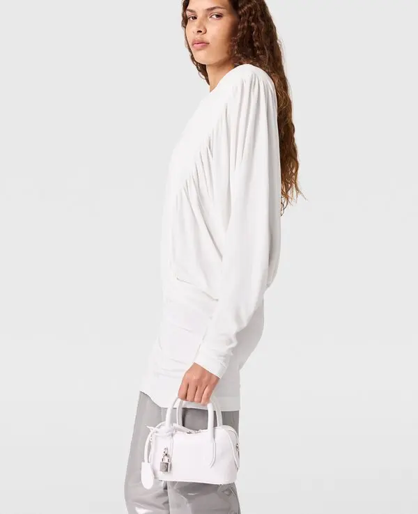 Stella McCartney Pleated Long-sleeve Mini Dress