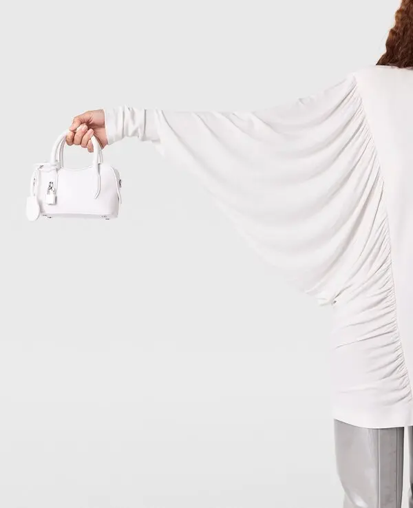 Stella McCartney Pleated Long-sleeve Mini Dress