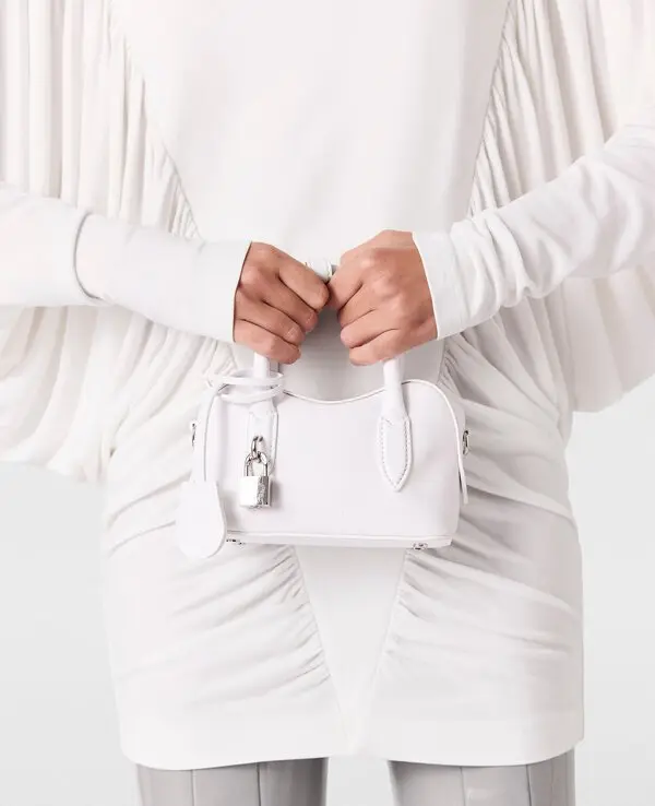 Stella McCartney Pleated Long-sleeve Mini Dress
