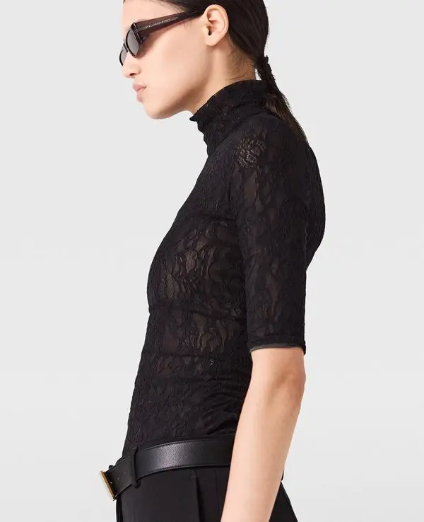 Stella McCartney Turtleneck Lace Top