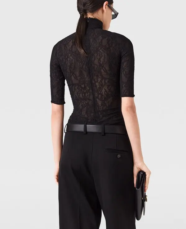 Stella McCartney Turtleneck Lace Top