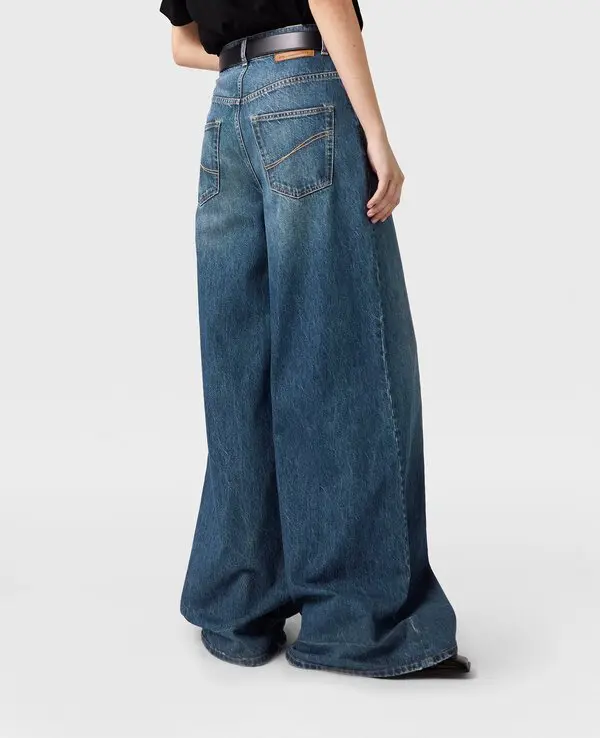 Stella McCartney High-rise Straight-leg Jeans - Dark Blue