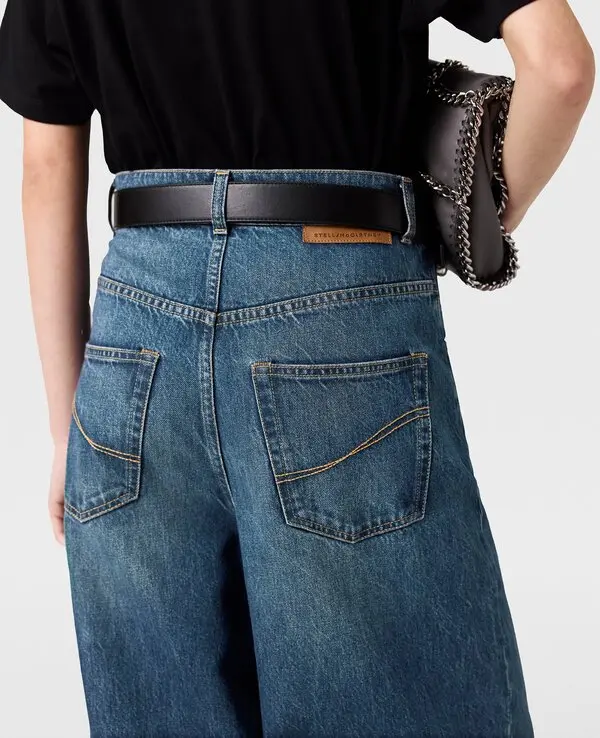 Stella McCartney High-rise Straight-leg Jeans - Dark Blue