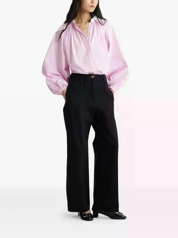 PATOU Wide Waistband Denim Jeans