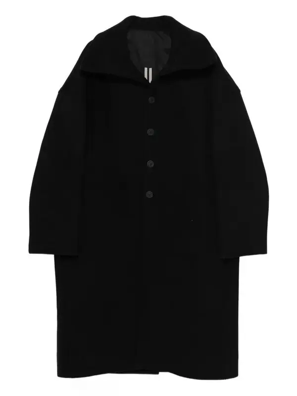 Rick Owens Button-fastening Long-sleeve Coat