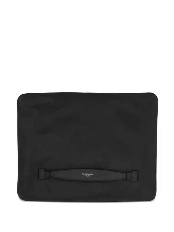 Dolce & Gabbana Leather-handle Zip Tote - Black