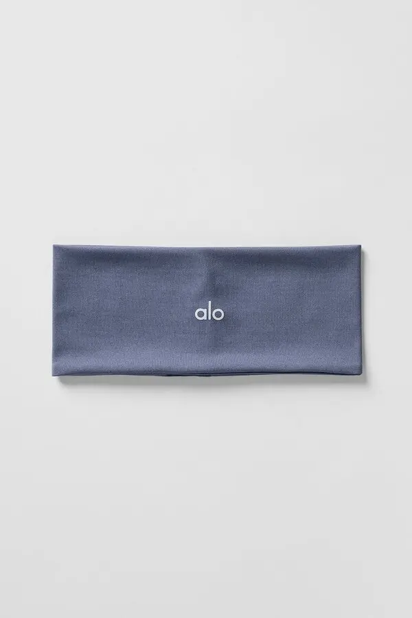 Alo Yoga Softsculpt Wide Headband - Bluestone