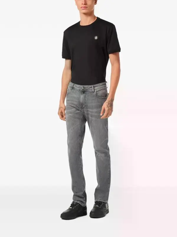 BILLIONAIRE Five-pocket Straight Jeans - Grey
