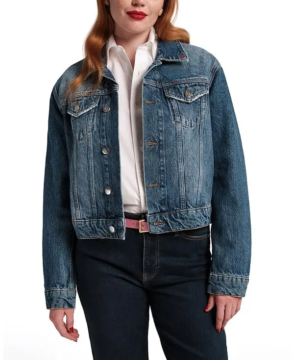 FRANCES VALENTINE Taylor Jean Royal Palm Jacket