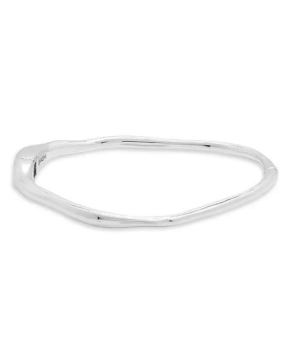 Shashi Asymmetric Cuff Bracelet - Silver