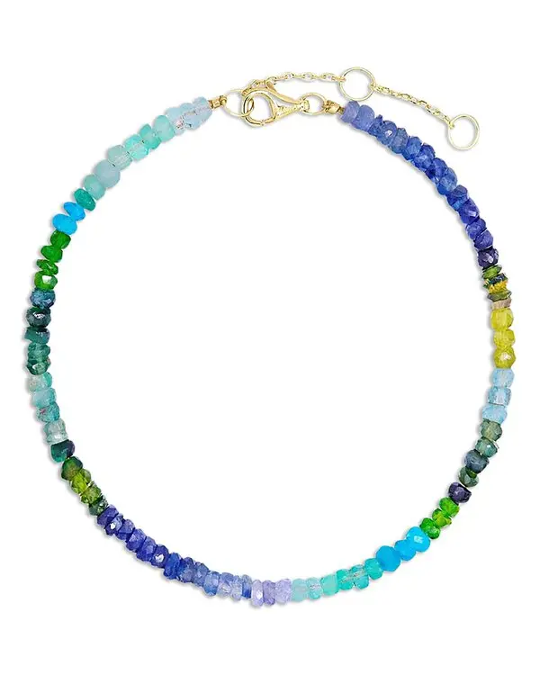 Shashi Natasha Multi-gemstone Beaded Bracelet - Blue Multi