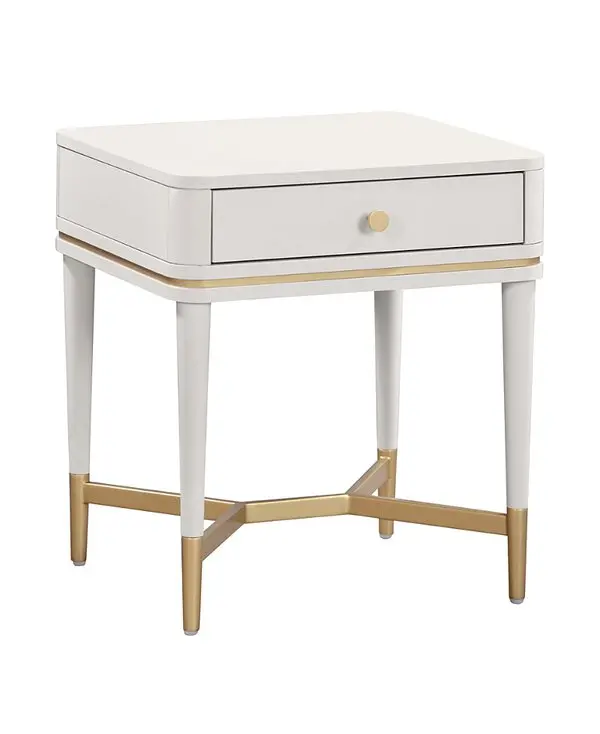 TOV FURNITURE Julieta Nightstand - Cream