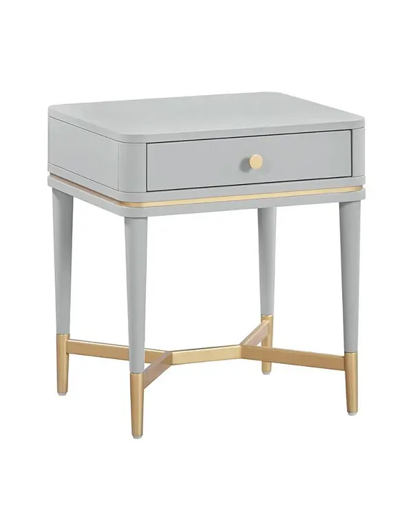 TOV FURNITURE Julieta Nightstand - Grey