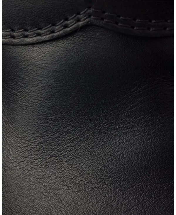 Prada Brushed Leather Loafers - Black