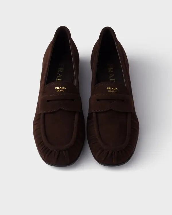 Prada Suede Loafers