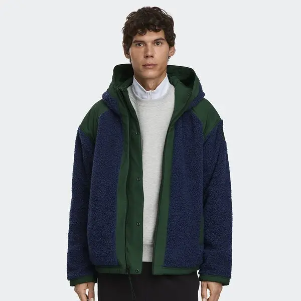 Canada Goose Alberni Reversible Fleece Bomber - Oxford Navy/ Glade Green