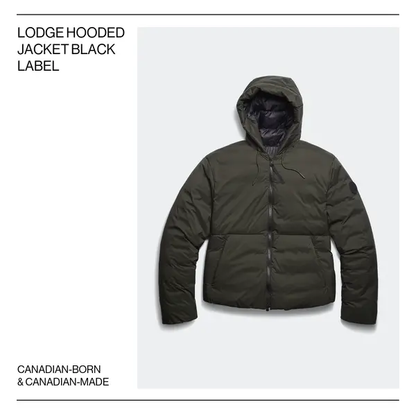 Canada Goose Lodge Hooded Jacket - Volcano