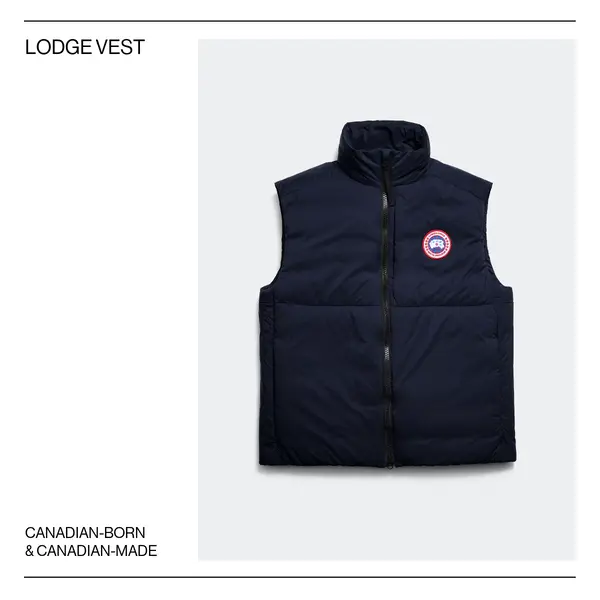Canada Goose Lodge Vest - Atlantic Nvy