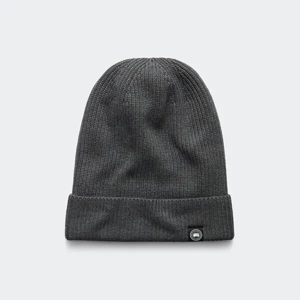 Canada Goose Cotton Ribbed Toque - Coastal Grey Heather