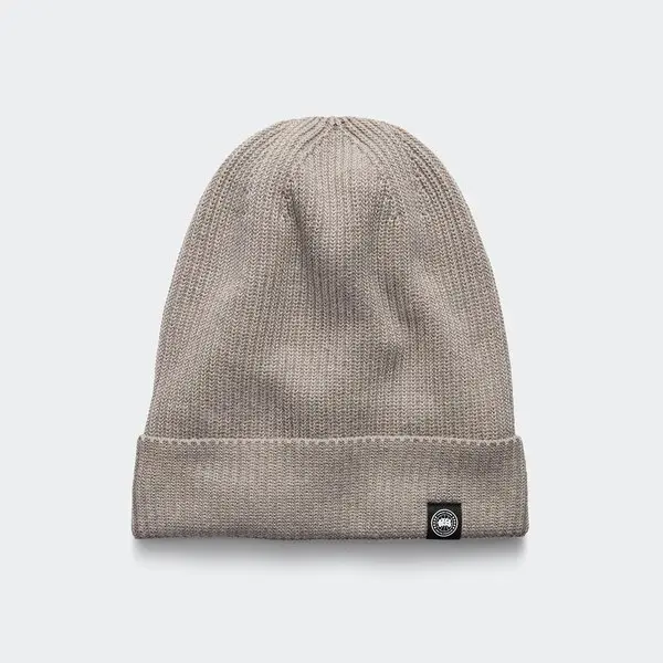 Canada Goose Cotton Ribbed Toque - Limestone Heather