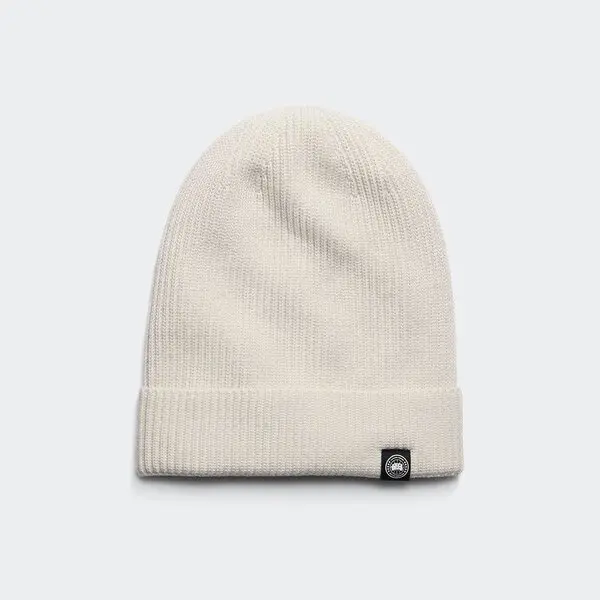 Canada Goose Cotton Ribbed Toque - Linen Heather