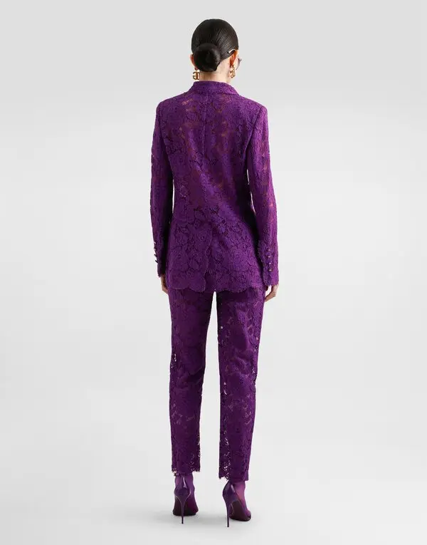 Cordonetto Lace Cigarette Trousers