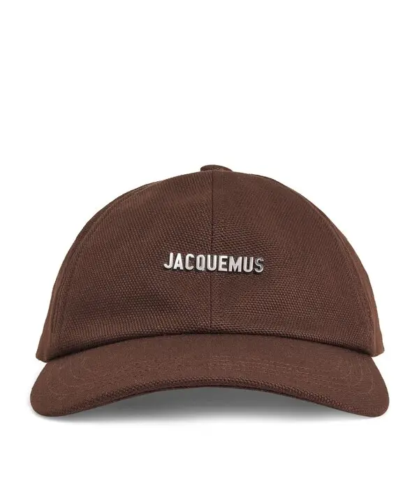 Jacquemus Logo Baseball Cap - Brown
